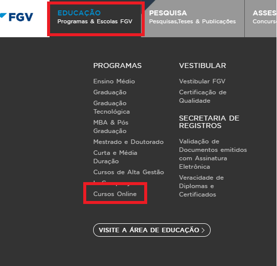 Cursos Gratuitos FGV: Veja a Lista Atualizada, Inscrição Online